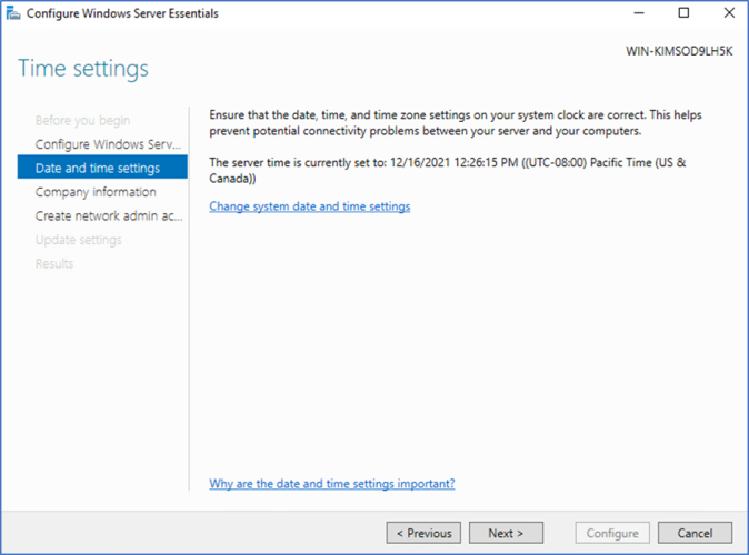 How to setup Windows Server 2016 Essentials and configure Active Directory – Mushaaf Blog