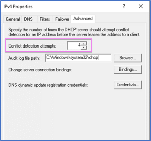 Enable IP Address Conflict Detection on Windows DHCP Server – Mushaaf Blog