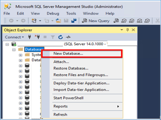 How to create a new Database in SQL – Mushaaf Blog