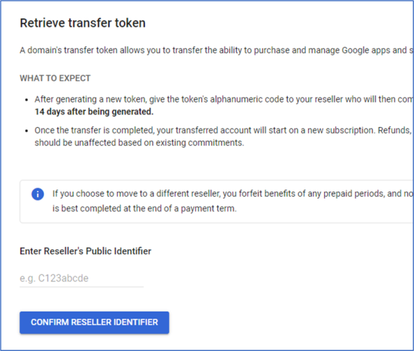 How to Transfer Management of Google Workspace Account to Reseller – Mushaaf Blog