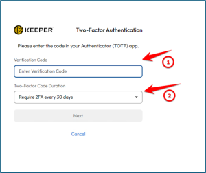 Set Up Multi-factor Authentication & Session Logout in Keeper – Mushaaf ...