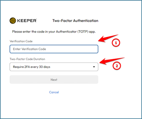 Set Up Multi-factor Authentication & Session Logout in Keeper – Mushaaf ...