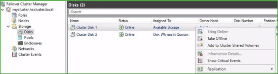 Hyper-V Two NODE Cluster with Synology NAS – Mushaaf Blog