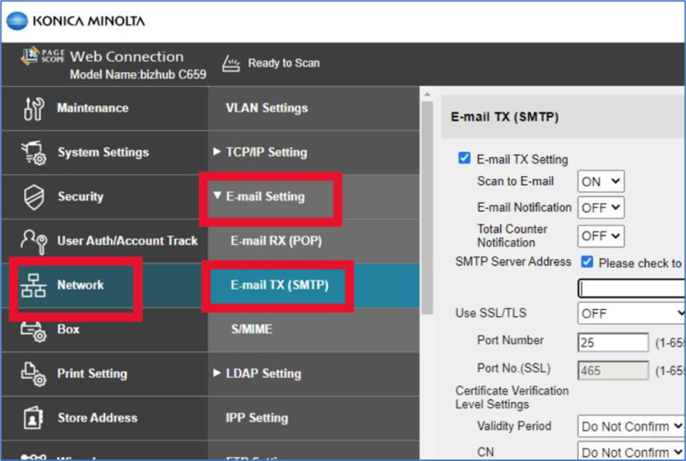 Configuring Scan to Email on a Printer – Mushaaf Blog